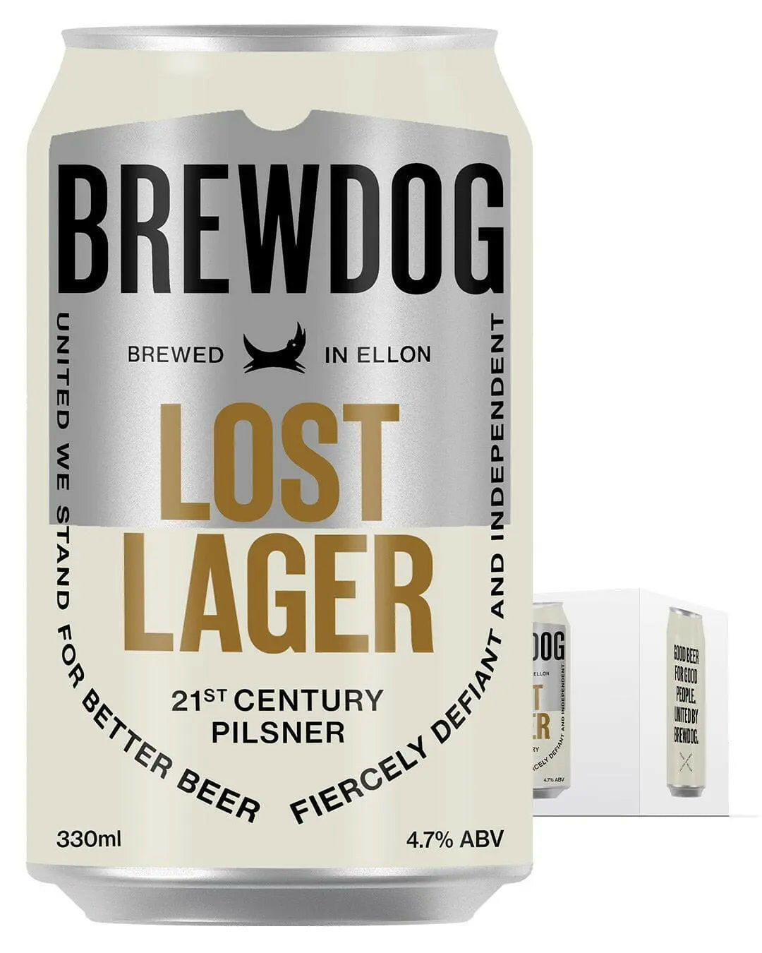 BrewDog Lost Lager Can Multipack |Buy online with UK delivery at Drinks ...